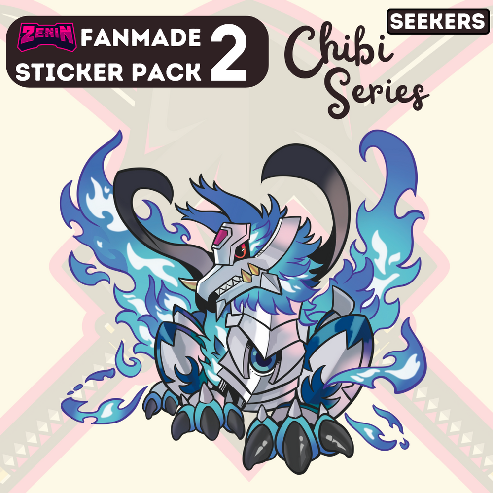 ZeninTCG - Fan-made- Chibi Sticker Pack 02 (Seekers)