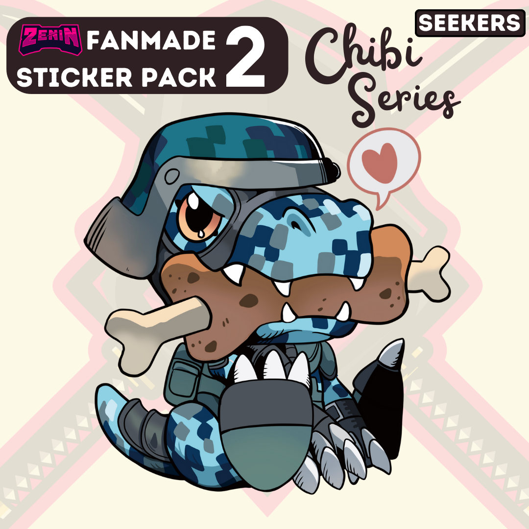 ZeninTCG - Fan-made- Chibi Sticker Pack 02 (Seekers)