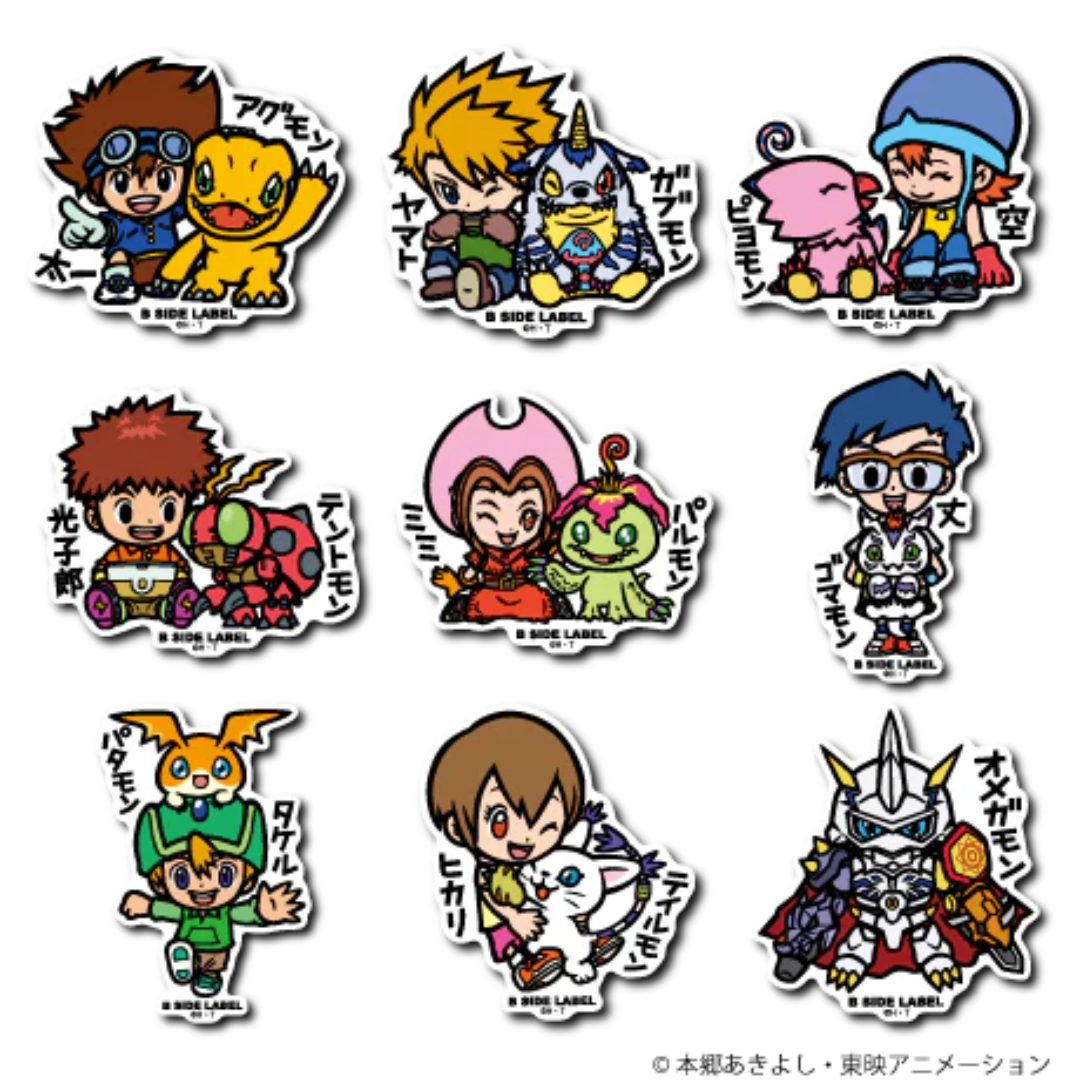 Digimon - BSIDE Label Collab - DIGIMON ADVENTURE STICKER