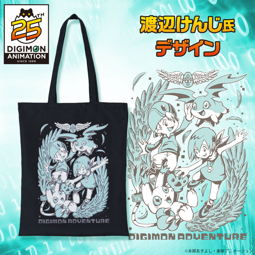 Digimon Adventure 25th Anniversary Tote Bag (Takeru & Patamon & Hikari ...