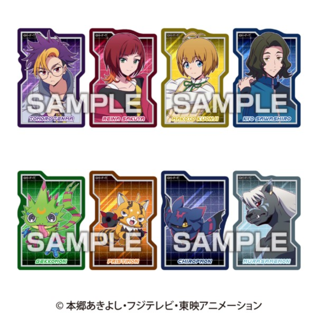 Digimon Beatbreak - Chara Cut Sticker 1BOX (16PACKS)