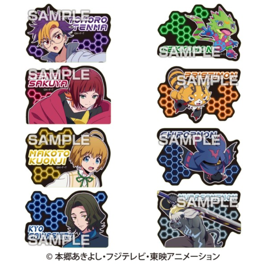 Digimon Beatbreak - Chara Cut Sticker 1BOX (16PACKS)