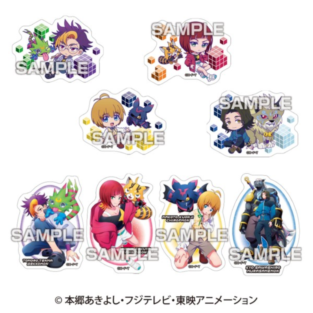 Digimon Beatbreak - Chara Cut Sticker 1BOX (16PACKS)