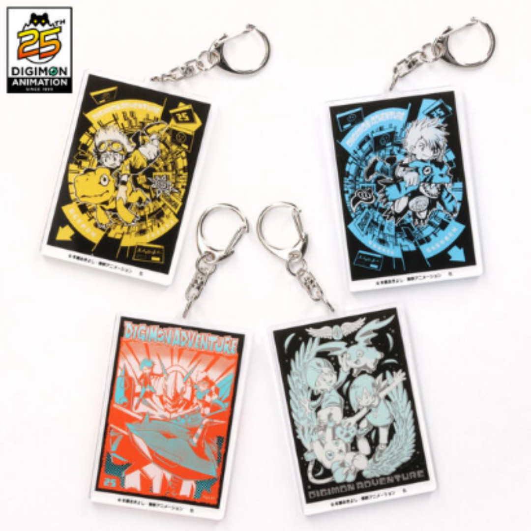 Digimon - Digimon Adventure 25th Anniversary - Acrylic Keychain by ...