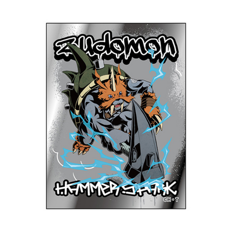 Digimon - Digimon Adventure 25th Anniversary - Metallic Sticker Street