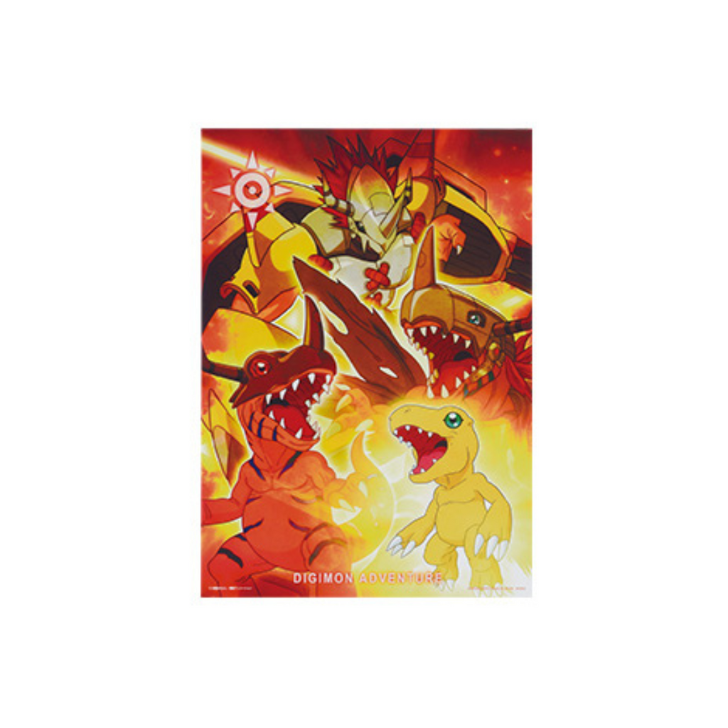 Digimon - Ichiban Kuji - Two Powers that Emit Light - Clear Poster G Prize