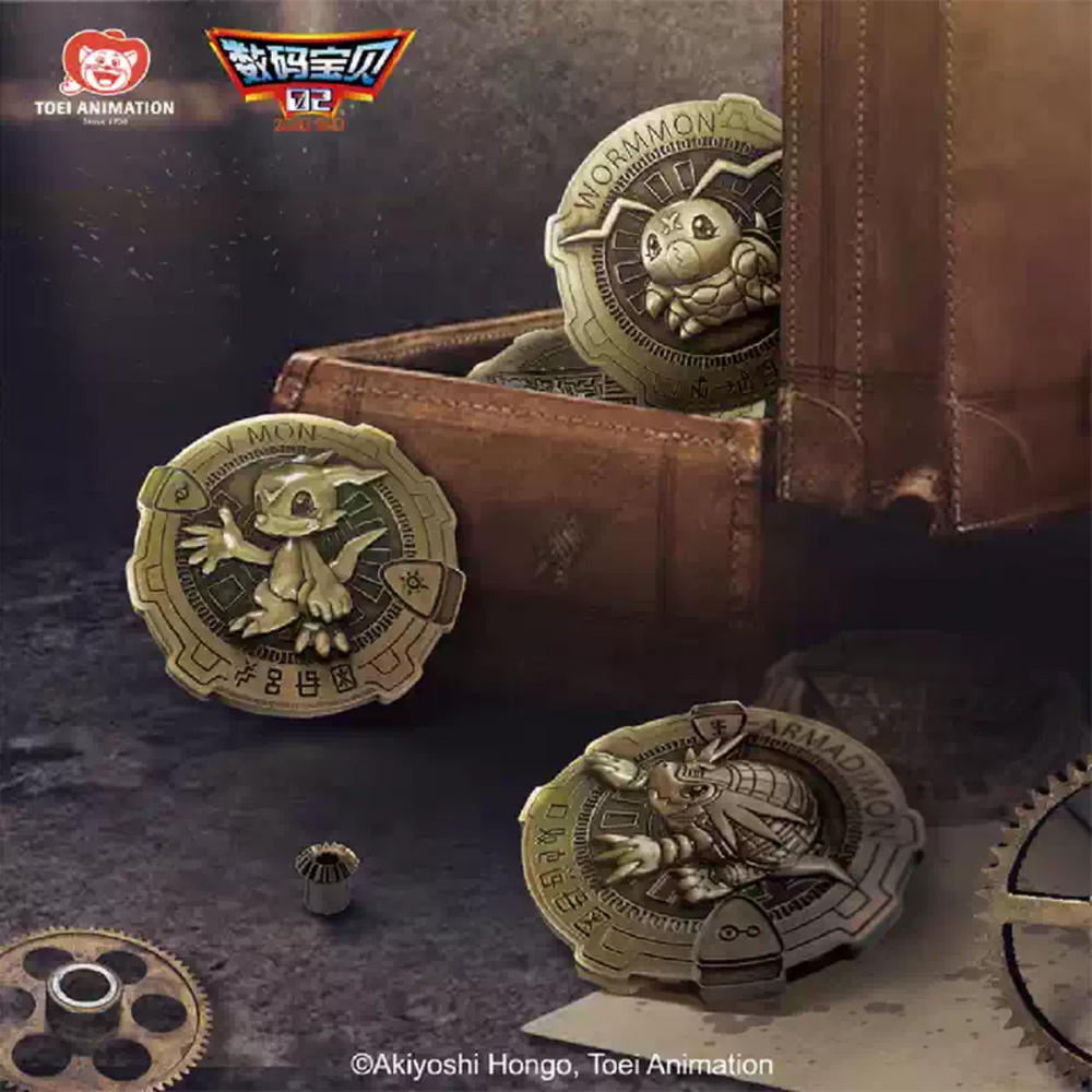 Digimon - Pop Up Store Exclusive - Digimon Adventure 02 Coin Medallions
