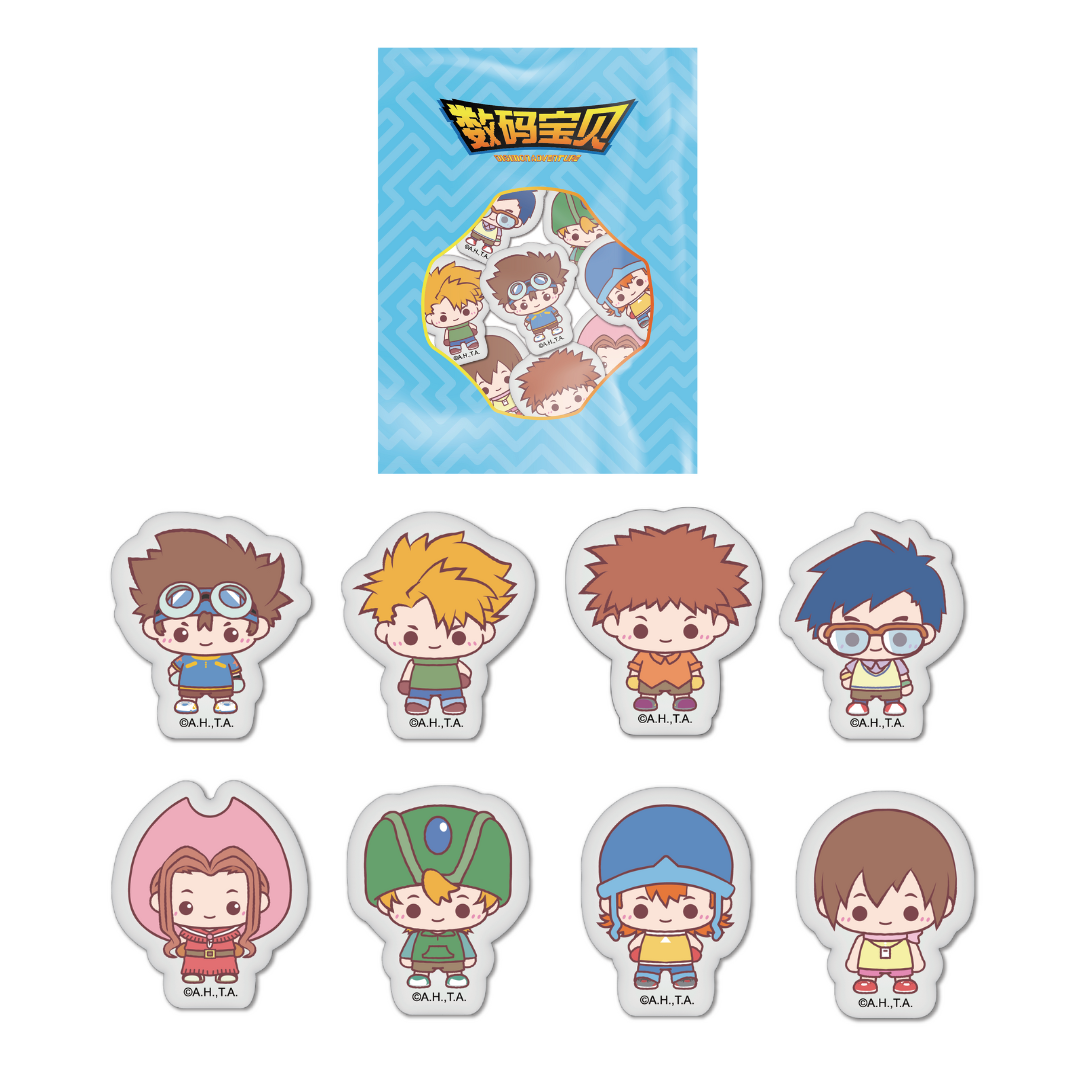 Digimon - Pop Up Store Exclusive - Digimon Adventure Bubble Stickers ...