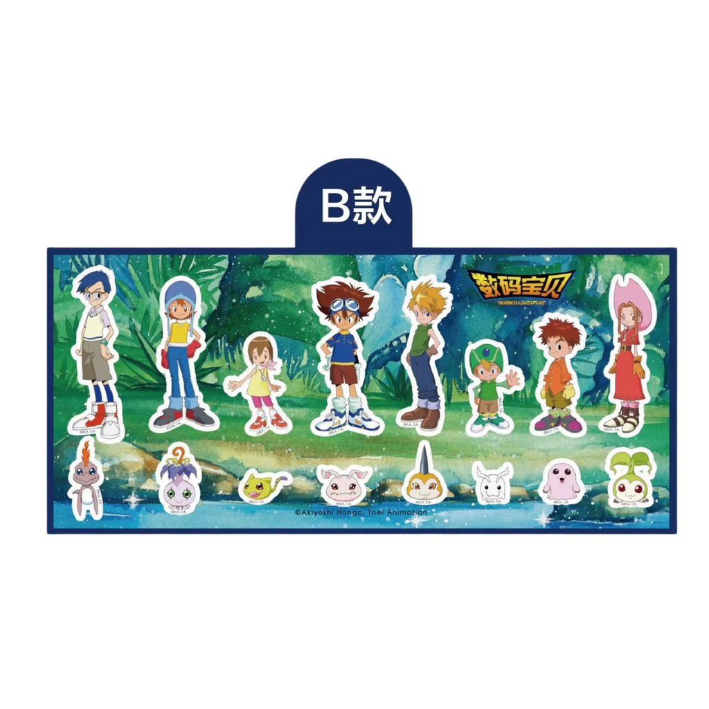 Digimon - Pop Up Store Exclusive - Digimon Adventure Sticker Sheet