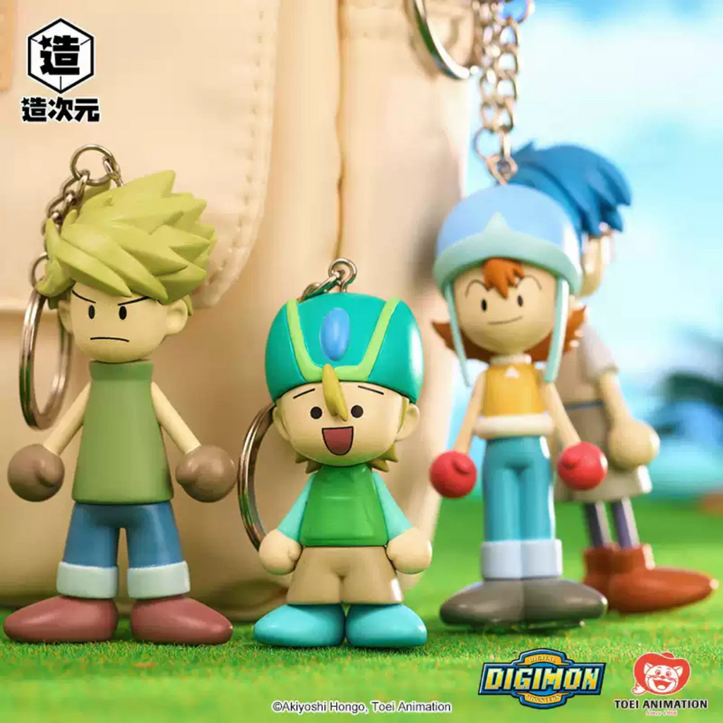 Digimon - Pop Up Store Exclusive Digimon - Adventure Wooden Doll Keychain