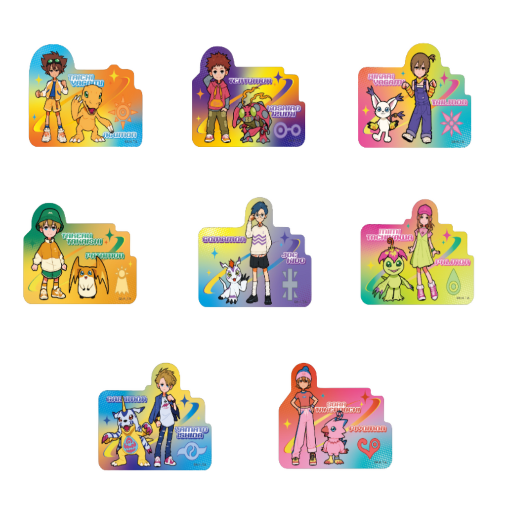 Digimon - Pop Up Store Exclusive - Digimon Colorful Neon Bricks