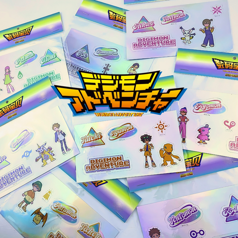 Digimon - Pop Up Store Exclusive - Digimon Colorful Stickers