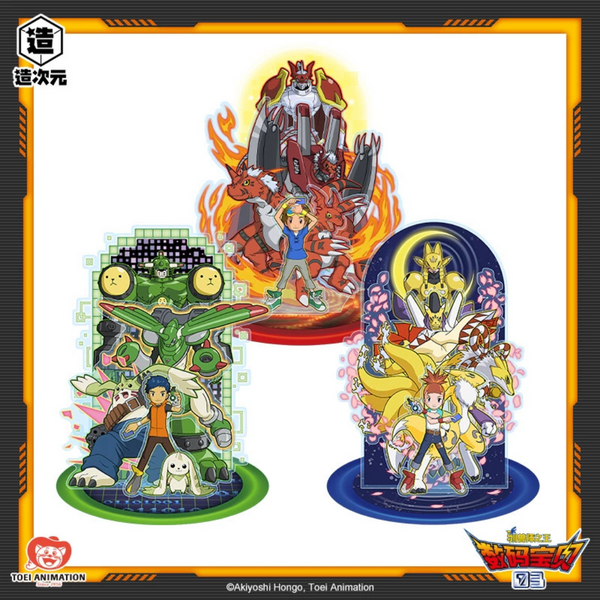 Digimon - Pop Up Store Exclusive - Digimon Tamers Combination Acrylic Board