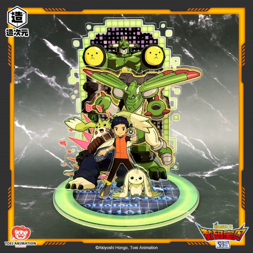 Digimon - Pop Up Store Exclusive - Digimon Tamers Combination Acrylic Board