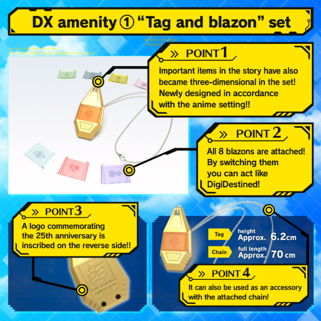 Digimon - Digimon Adventure Digivice 25th - COLOR EVOLUTION & DX Set T