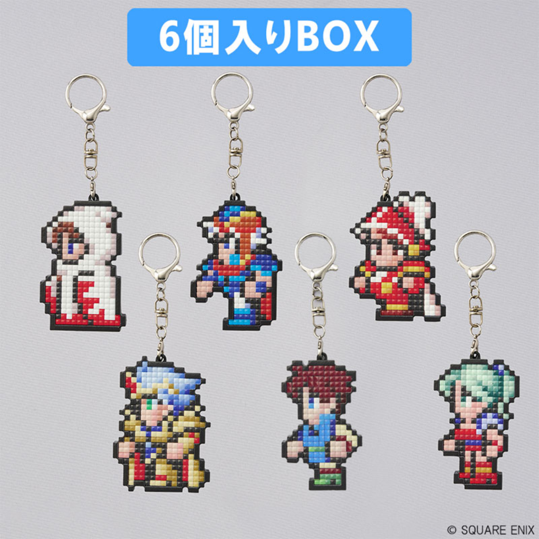 Final Fantasy - Pixel Remaster Build Charm Collection Vol.1 (1BOX 6PCS)