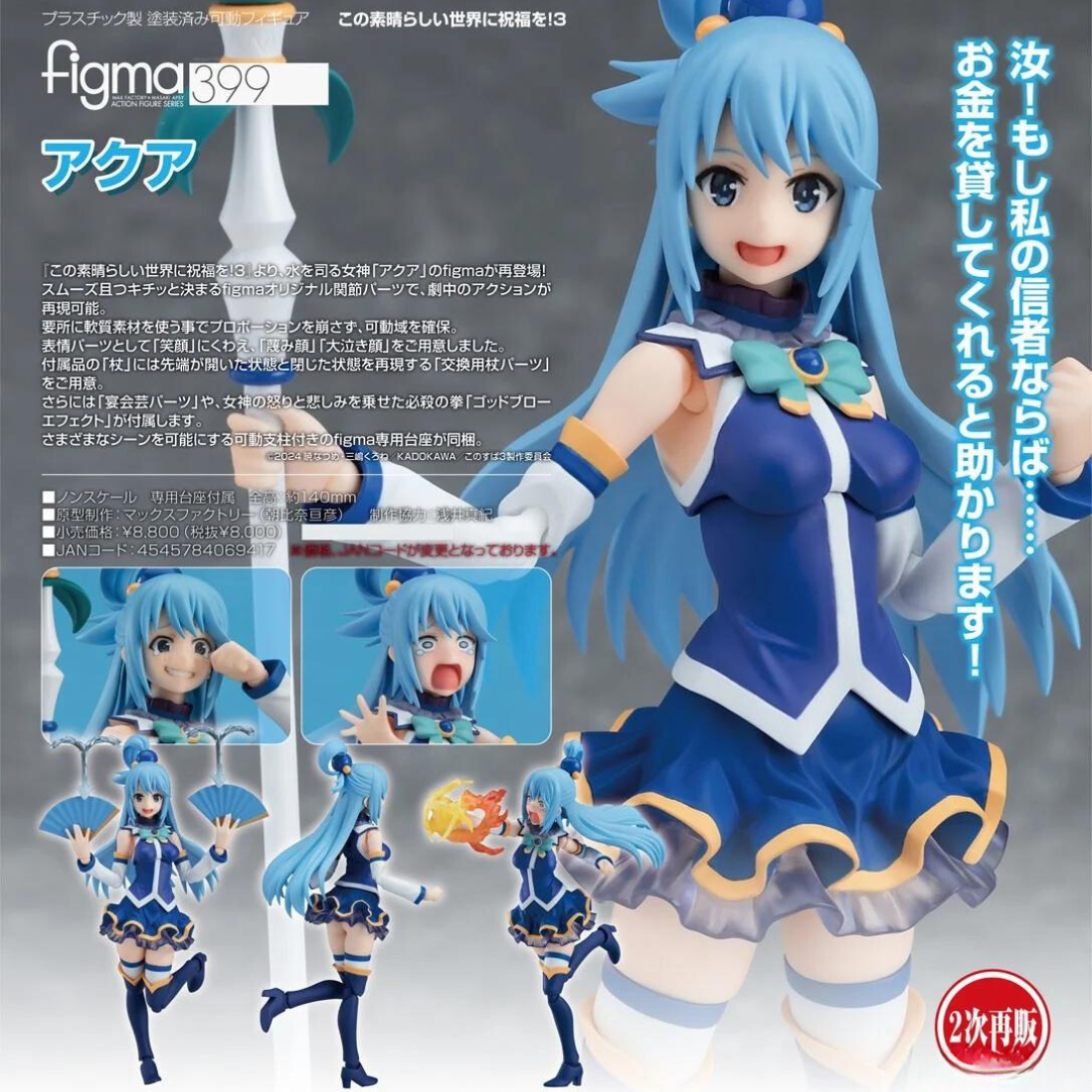 KONO SUBARASHII SEKAI NI SYUKUFUKU WO! - figma - Aqua