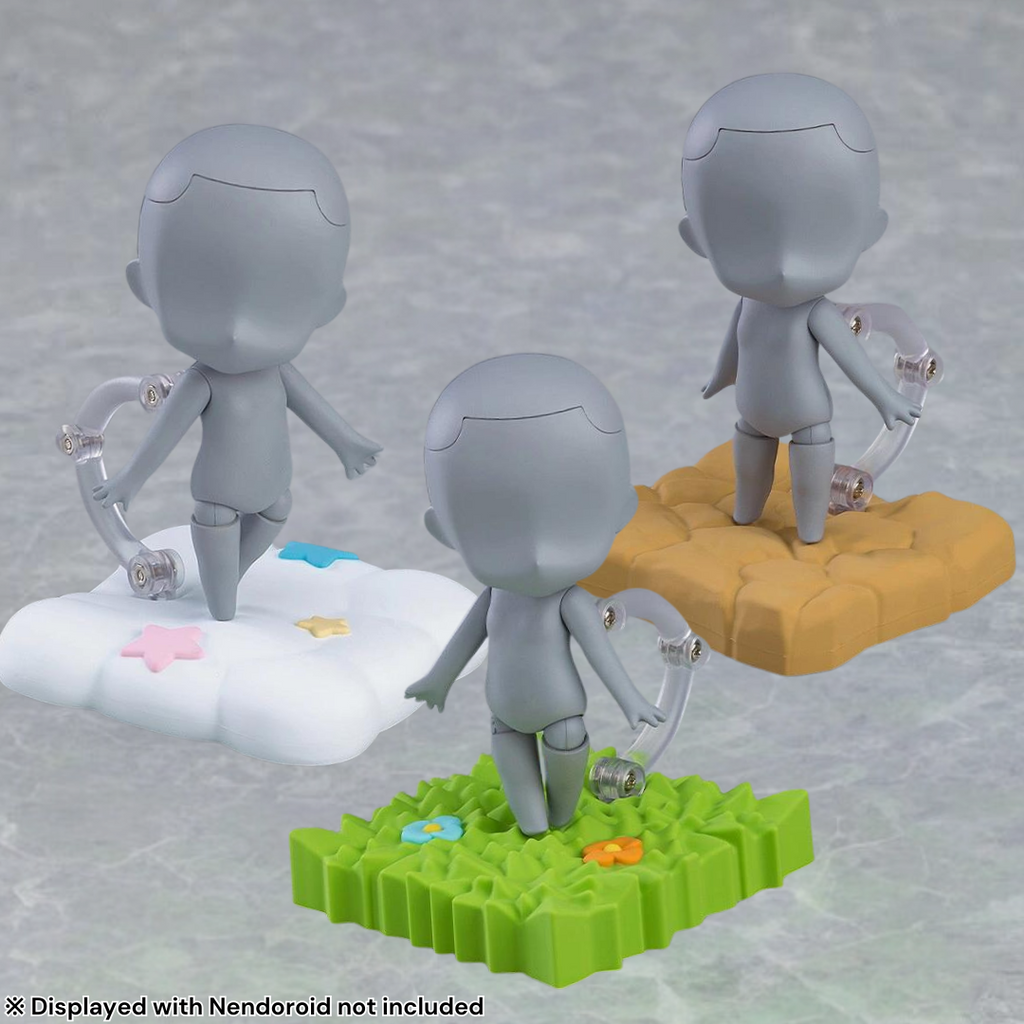 Nendoroid More - Decorative Base Cover (Clouds/Soil/Grass)