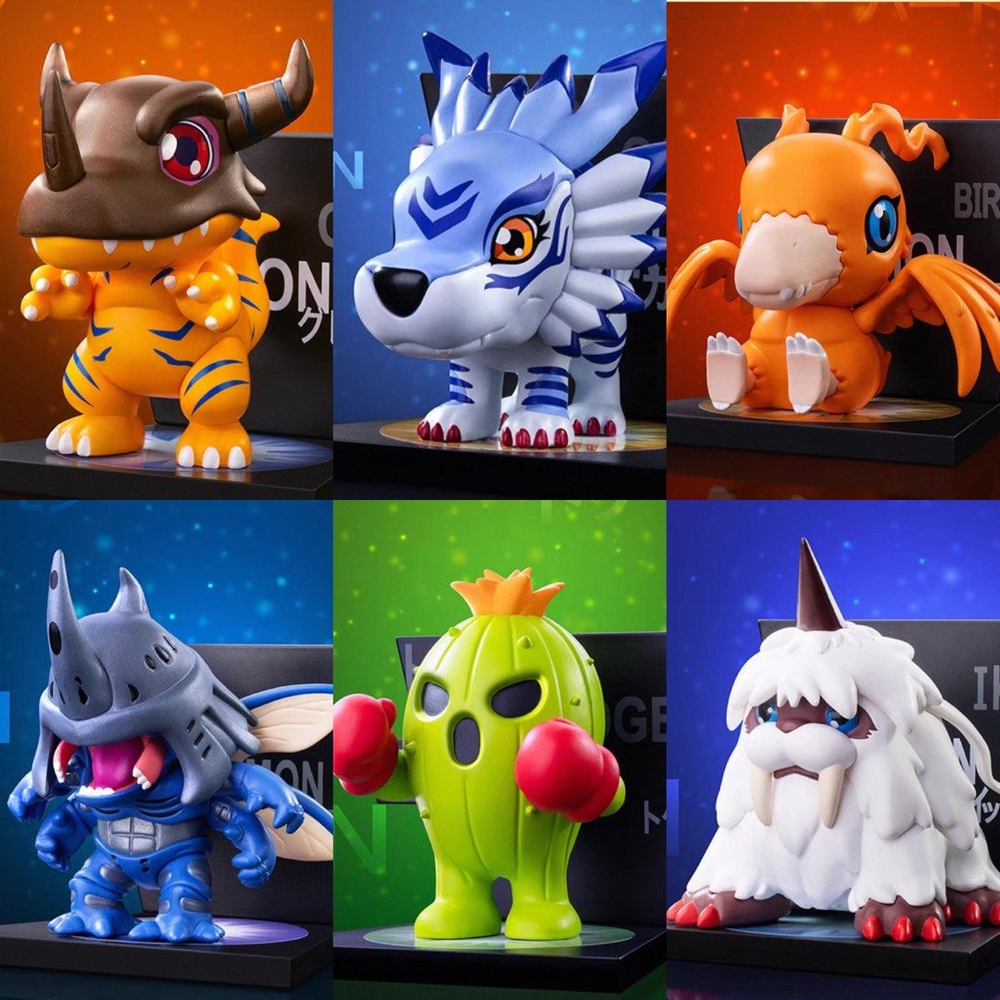 Digimon -Popmart x Digimon Adventure Fridge Magnet Figure (Blind Box)