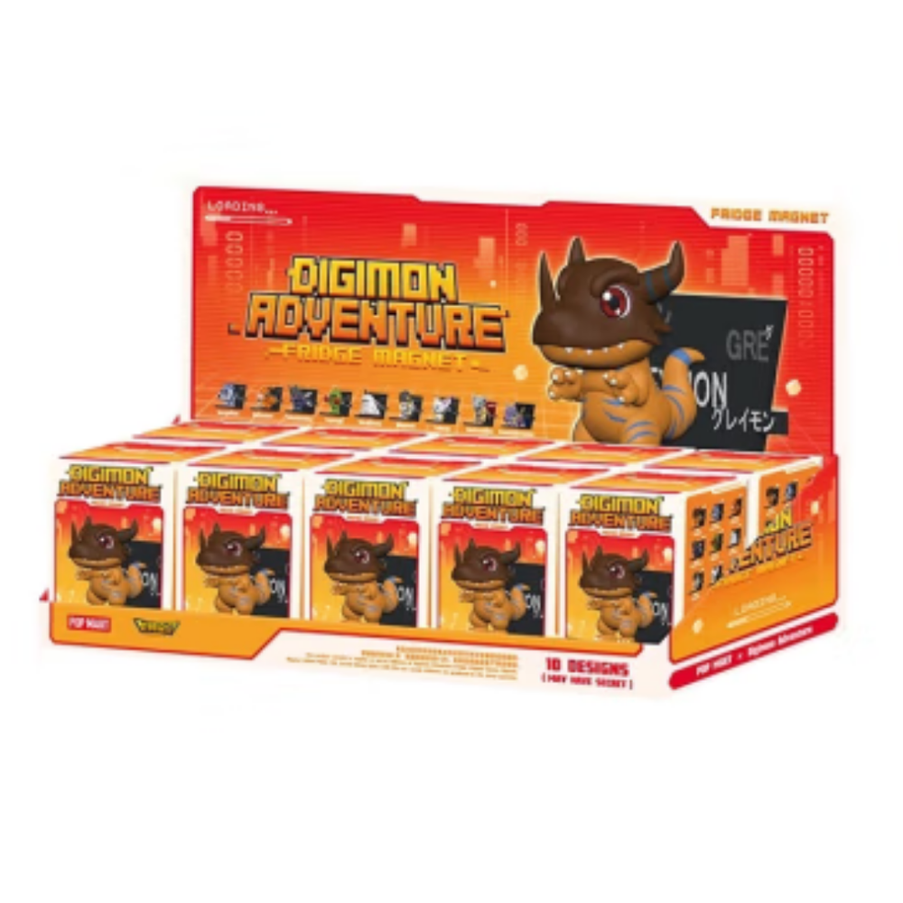 Digimon -Popmart x Digimon Adventure Fridge Magnet Figure (Blind Box)