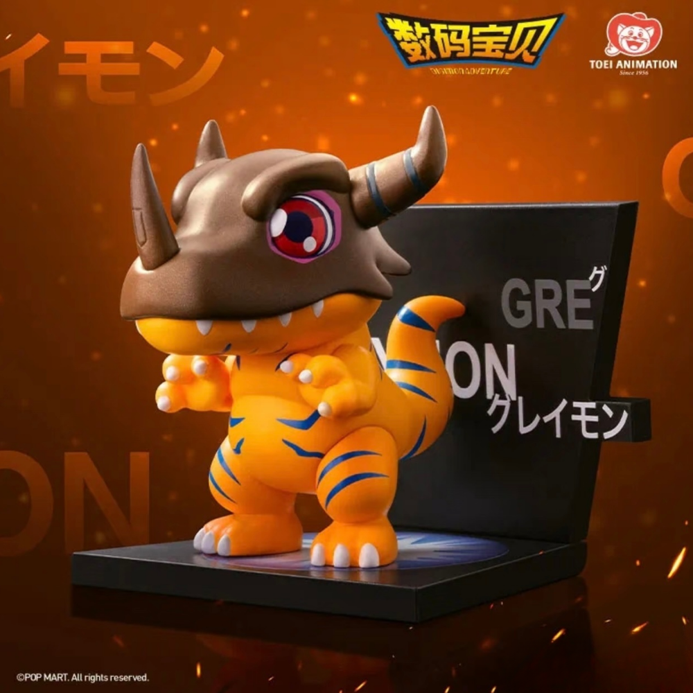 Digimon -Popmart x Digimon Adventure Fridge Magnet Figure (Blind Box)