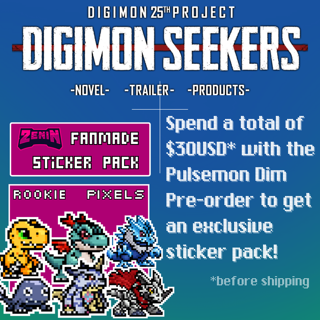 BE MEMORY - DIGIMON SEEKERS Pulsemon Dim