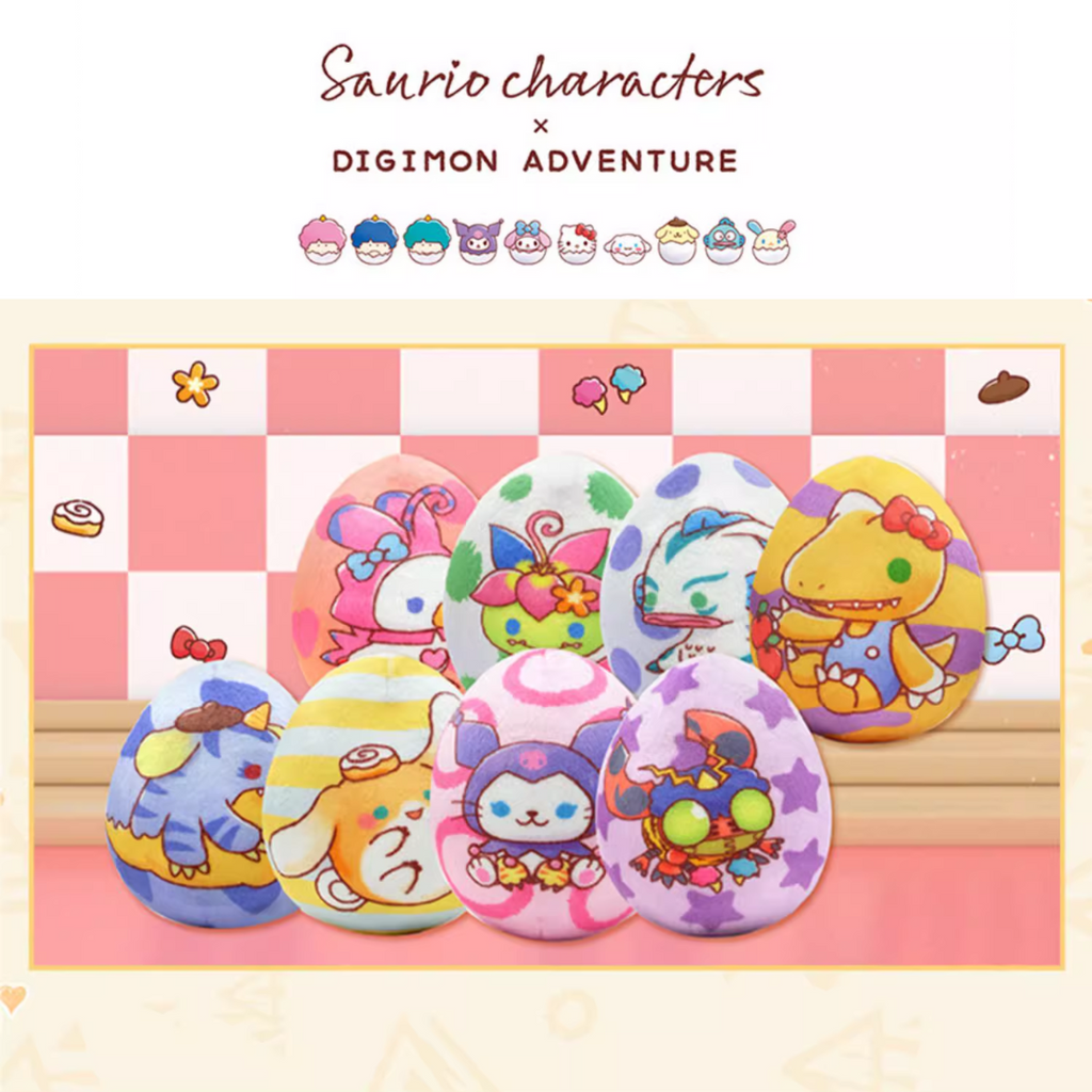 Digimon - Sanrio Characters x Digimon Adventure - Mini Plush