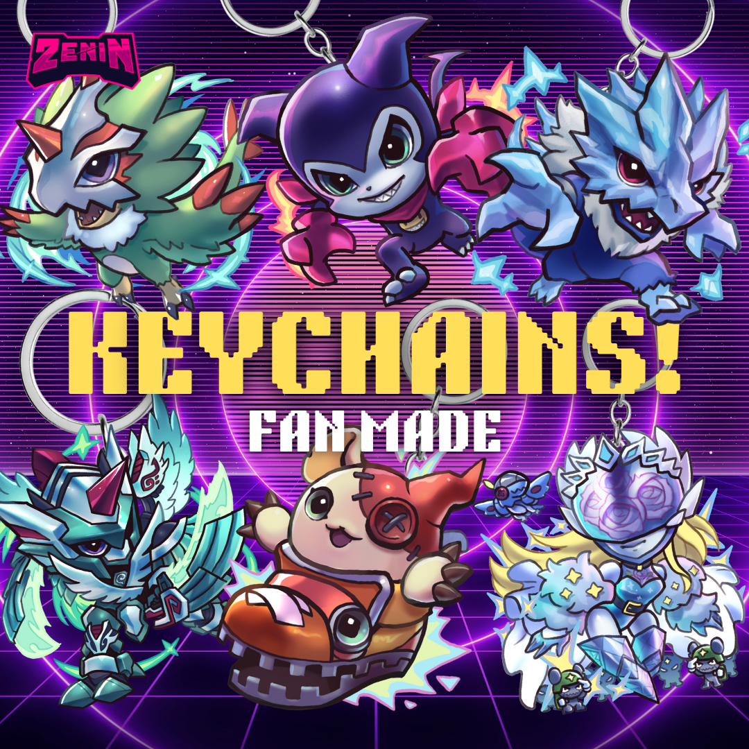ZeninTCG - Fan-made- Chibi Liberator Keychains 01