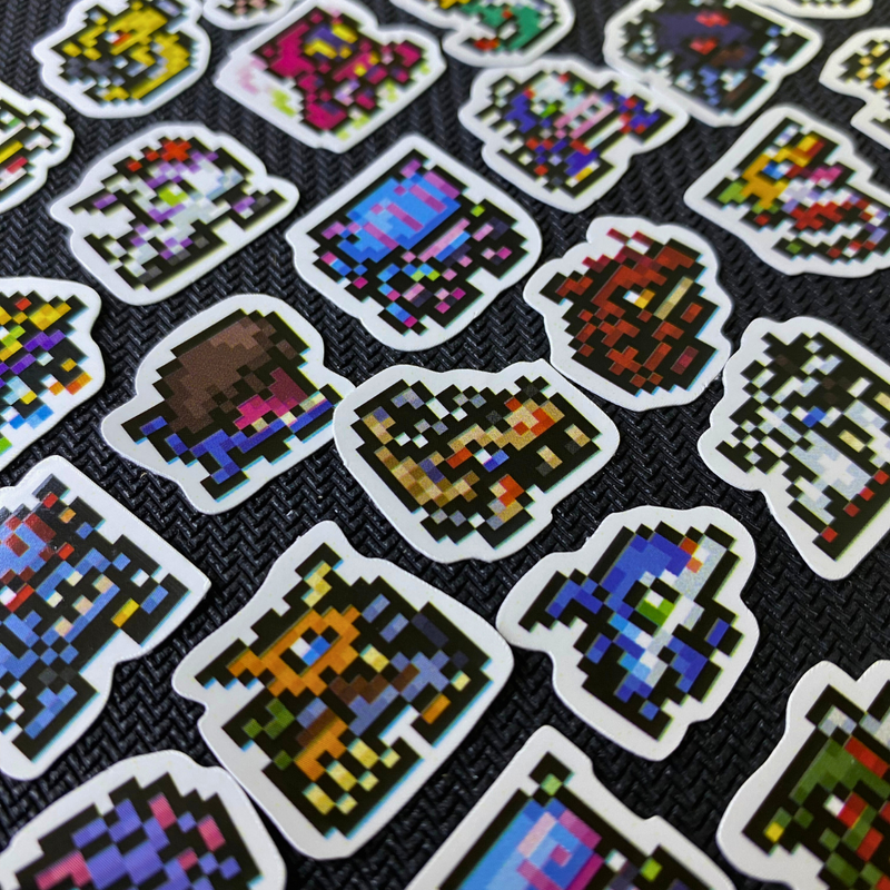 ZeninTCG - Fan-made- Mini Pixel Sticker Pack (Pendulum Series)