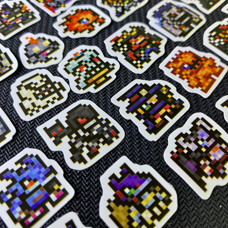 ZeninTCG - Fan-made- Mini Pixel Sticker Pack (Pendulum Series)