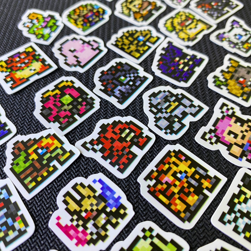 ZeninTCG - Fan-made- Mini Pixel Sticker Pack (Pendulum Series)