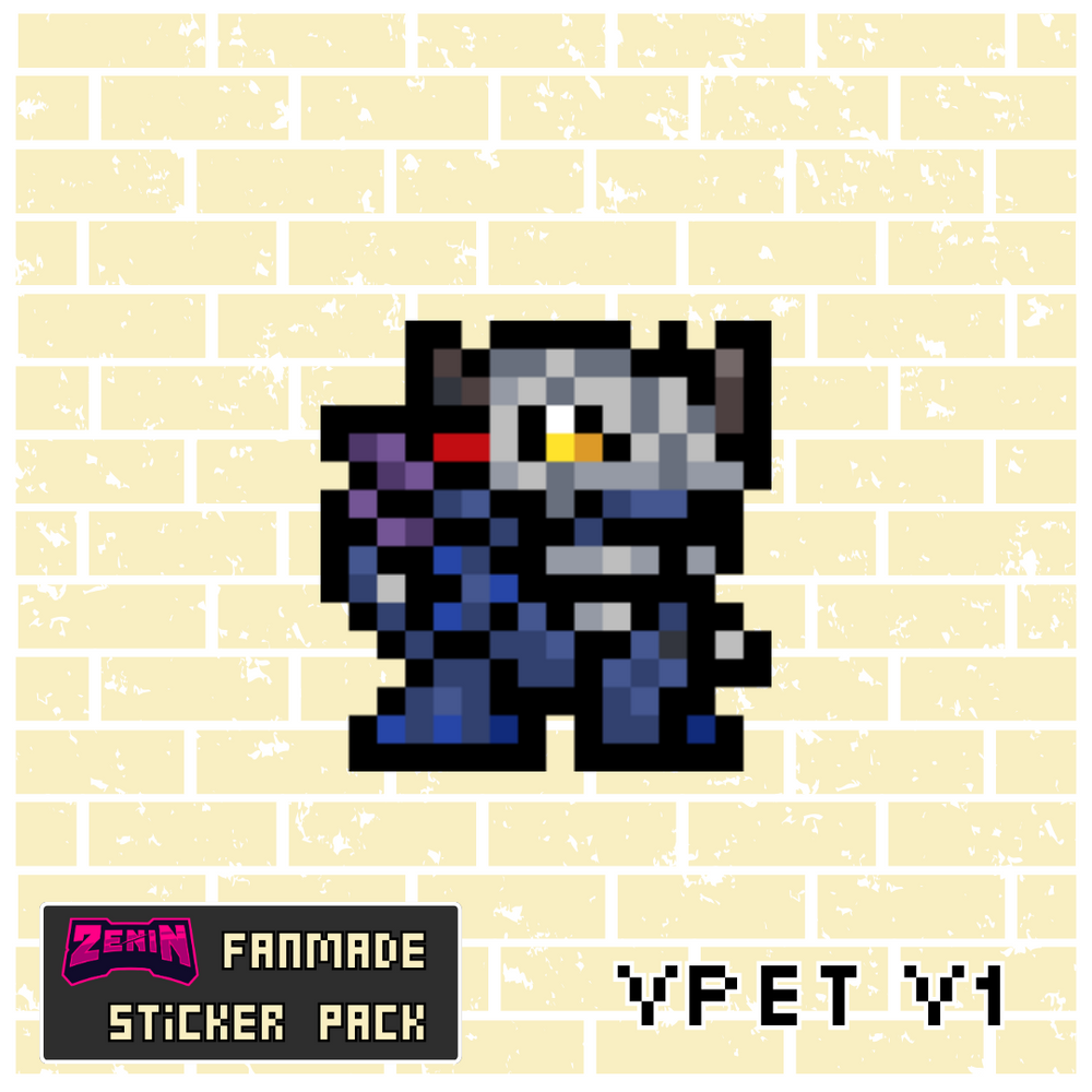 ZeninTCG - Fan-made- Mini Pixel Sticker Pack (Vpet V1)