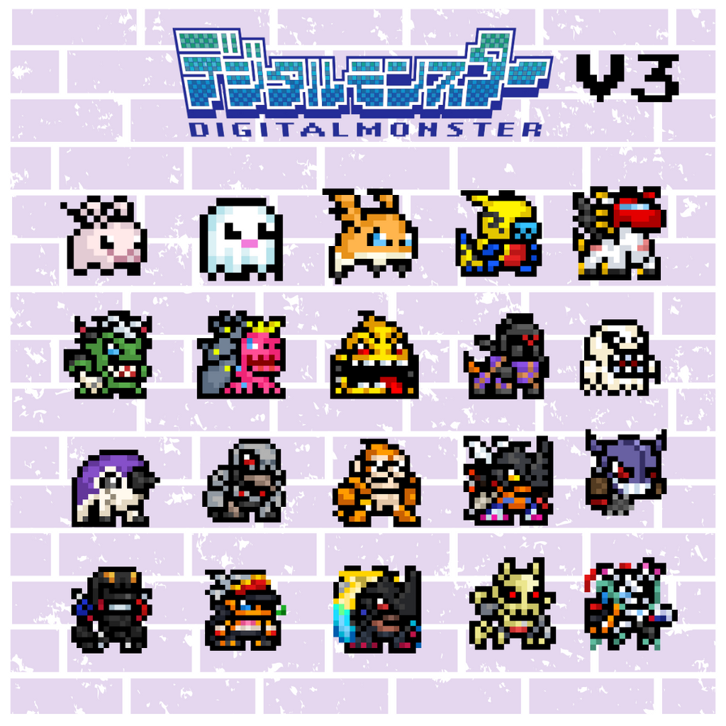 ZeninTCG - Fan-made- Mini Pixel Sticker Pack (Vpet V1)