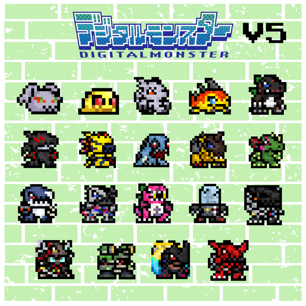ZeninTCG - Fan-made- Mini Pixel Sticker Pack (Vpet V1)