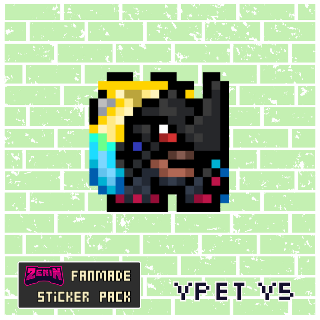 ZeninTCG - Fan-made- Mini Pixel Sticker Pack (Vpet V1)