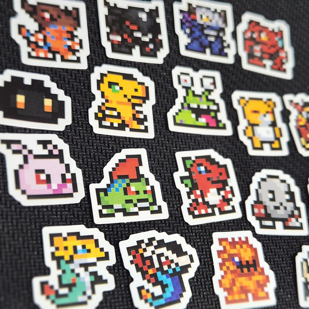 ZeninTCG - Fan-made- Mini Pixel Sticker Pack (Vpet V1)