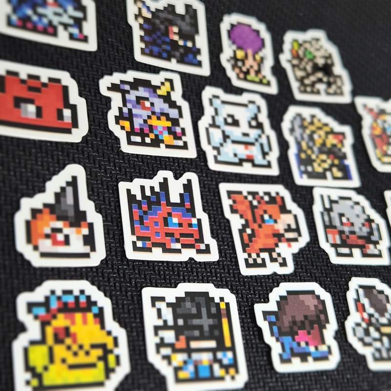 ZeninTCG - Fan-made- Mini Pixel Sticker Pack (Vpet V1)